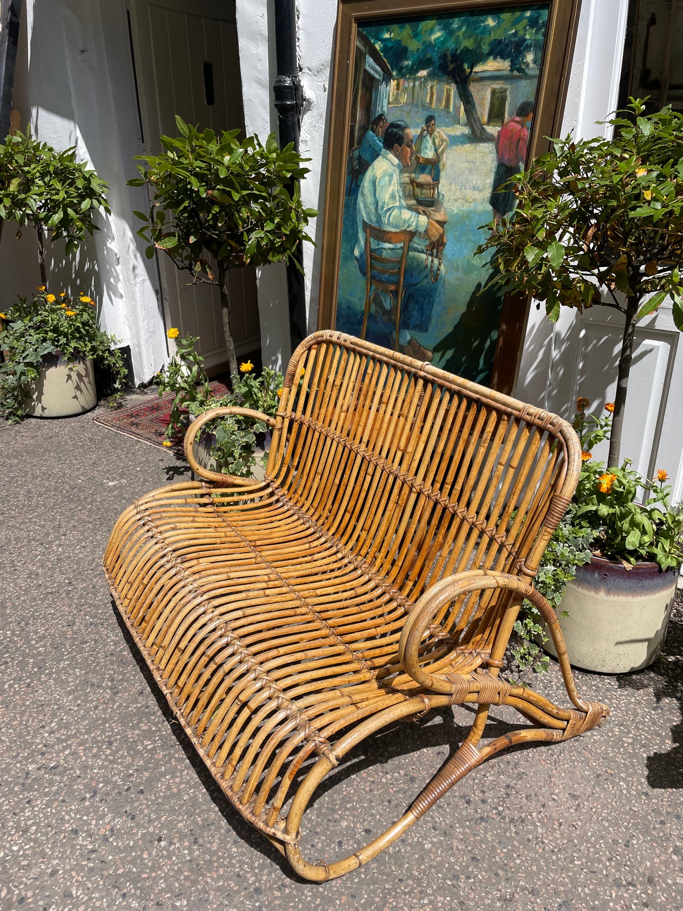 Bamboo Garden Furniture Set – Mandrake Petworth